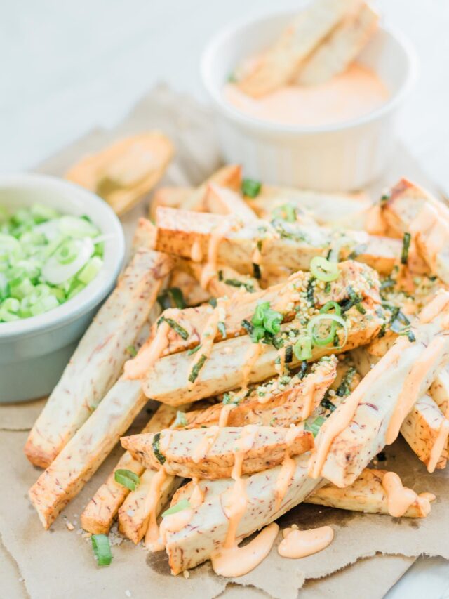 Furikake Taro Fries - BEYOND THE NOMS