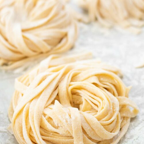 Homemade tagliatelle store